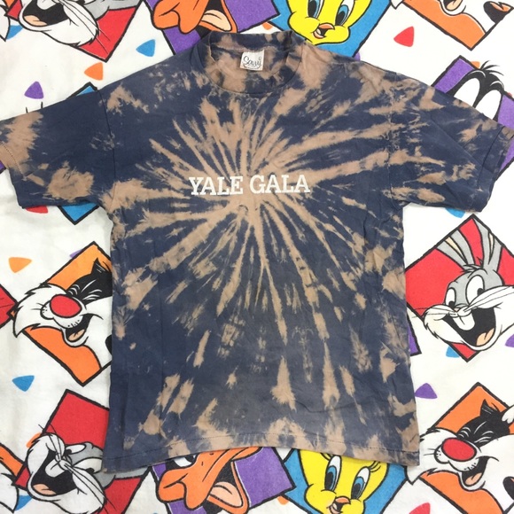 Vintage | Tops | Vintage Yale Tie Dye | Poshmark